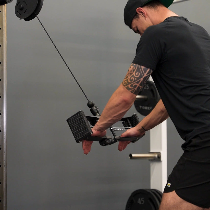 Back Bar: Lat Pull Down Grip, Deadlift Jack, and Multi Grip Attachment ...